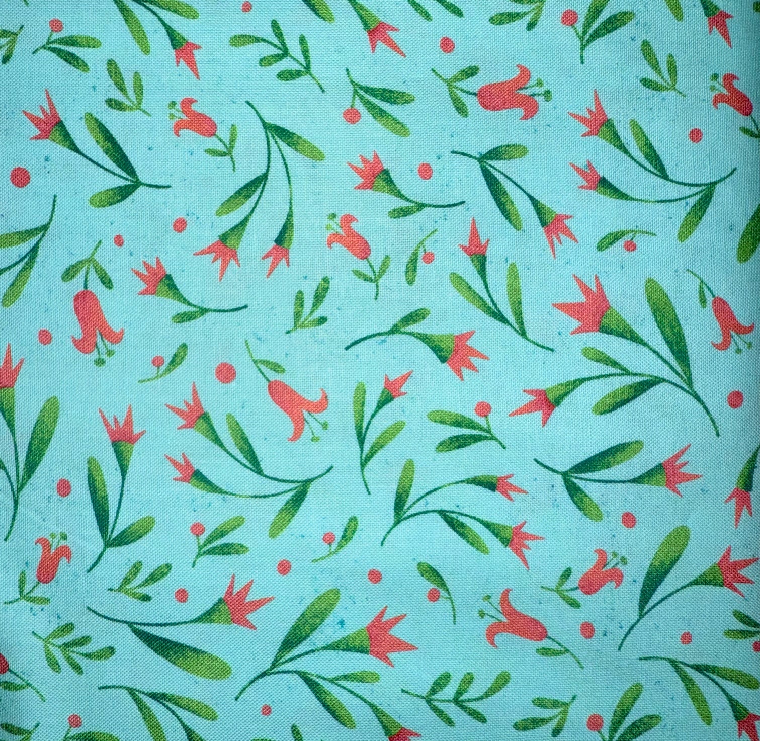 (4.5 yd) Michael Miller Whispering Flowers DC9915-Teal-D – JellyRollFabric.net