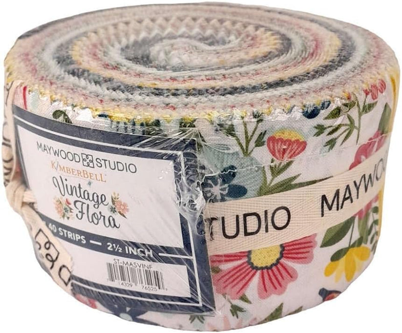 Maywood Studio - Kimberbell Vintage Flora Roll - 40 Strips ...