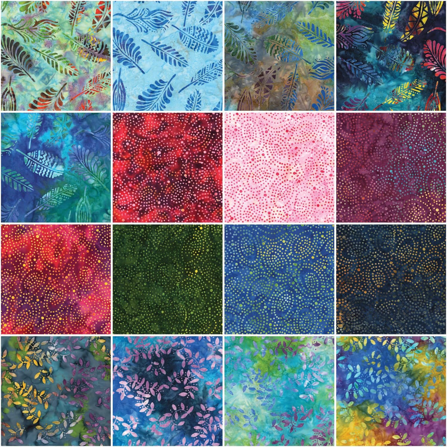 Benartex Bali Triple-Dyed Batiks Strip-pies – JellyRollFabric.net