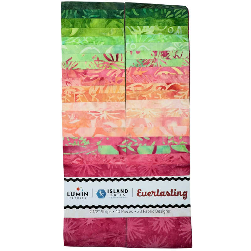Island Batik - Everlasting - 20 Fabrics, 40 Total Strips ...
