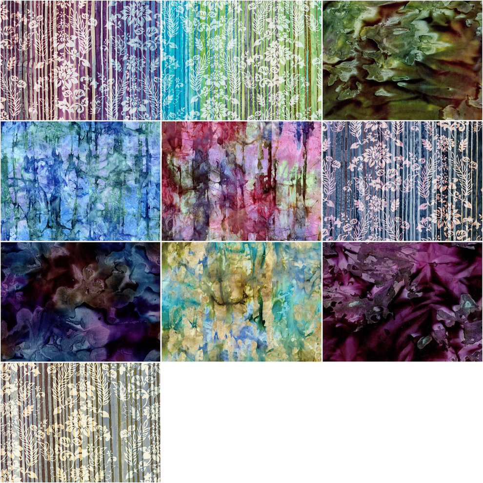 Riley Blake Expressions Batiks "Express Yourself!" Half-yard Bundle - – JellyRollFabric.net