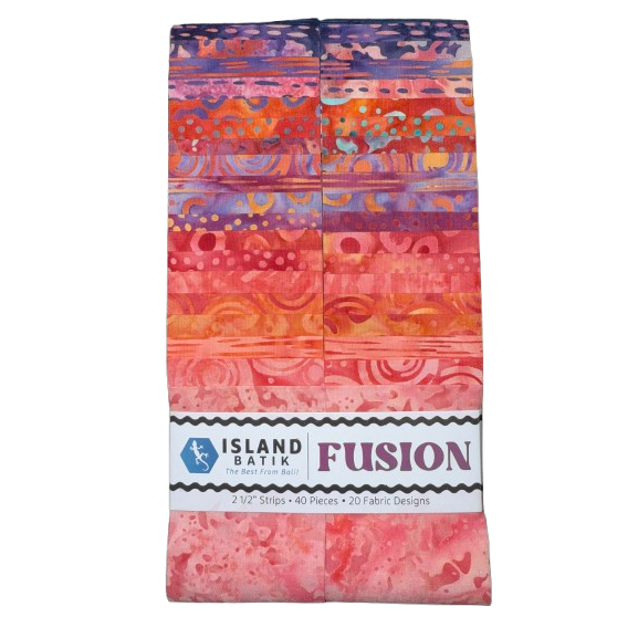 Island Batik - Fusion - 20 Fabrics, 40 Total Strips – JellyRollFabric.net