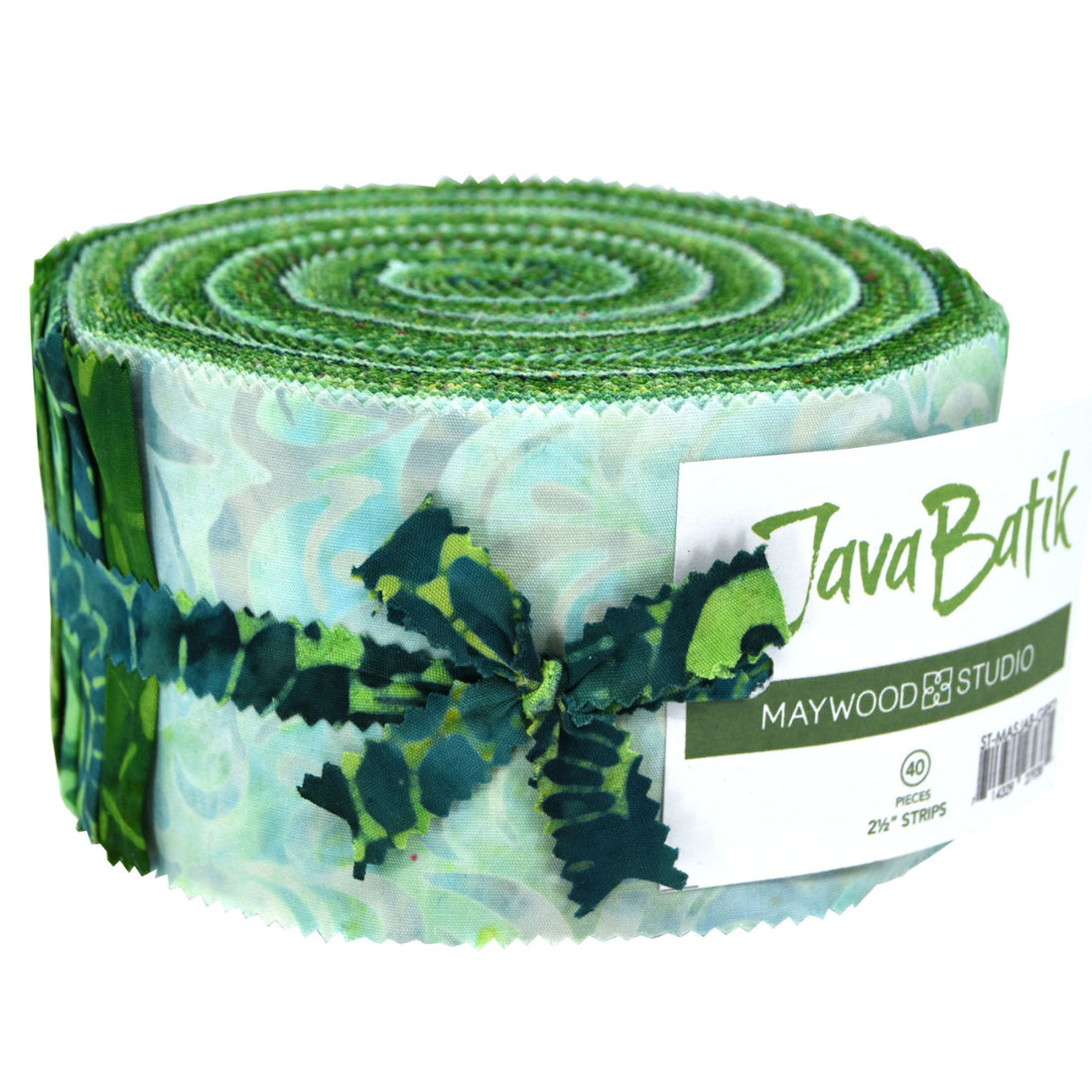 Maywood Studio - Java Batiks - Green - 40 Strips – JellyRollFabric.net