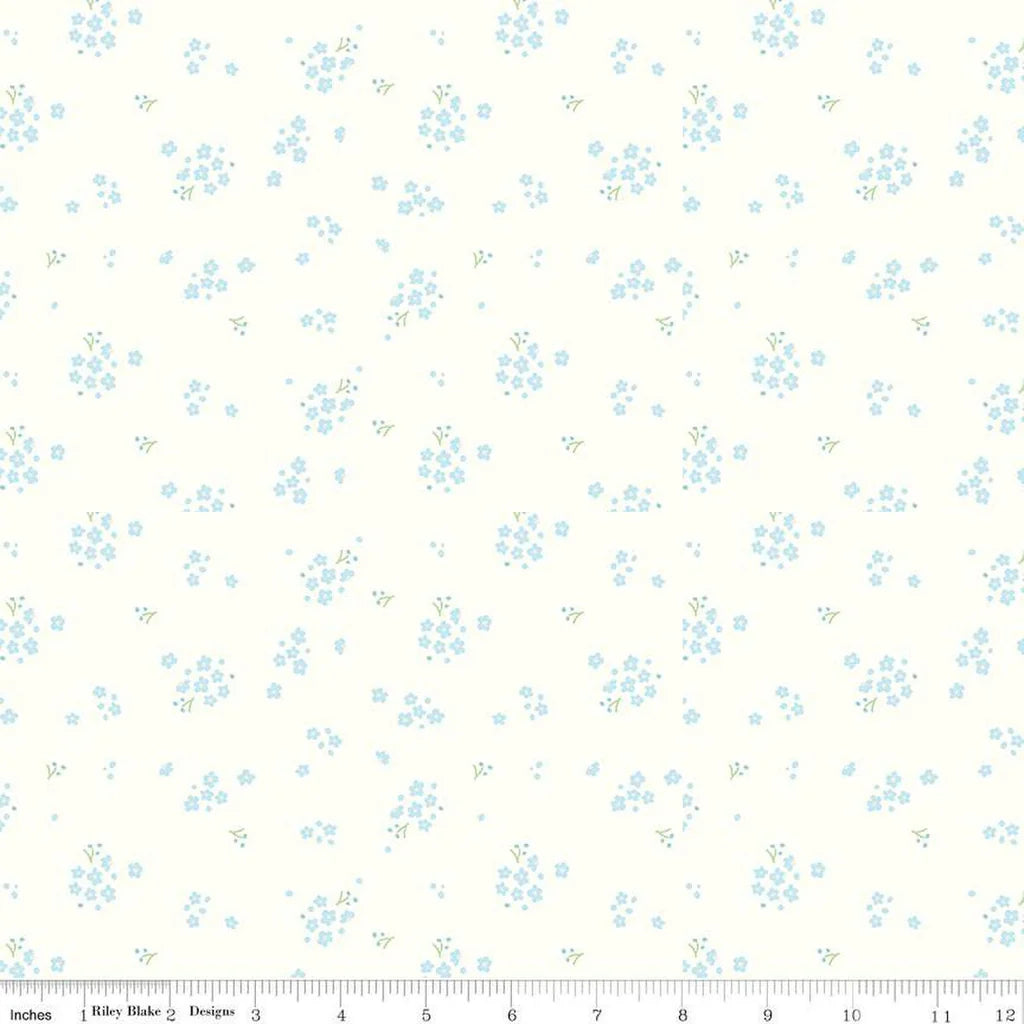 (2.5 yd) Riley Blake Hush Hush 3 14077 Awesome Blossom – JellyRollFabric.net