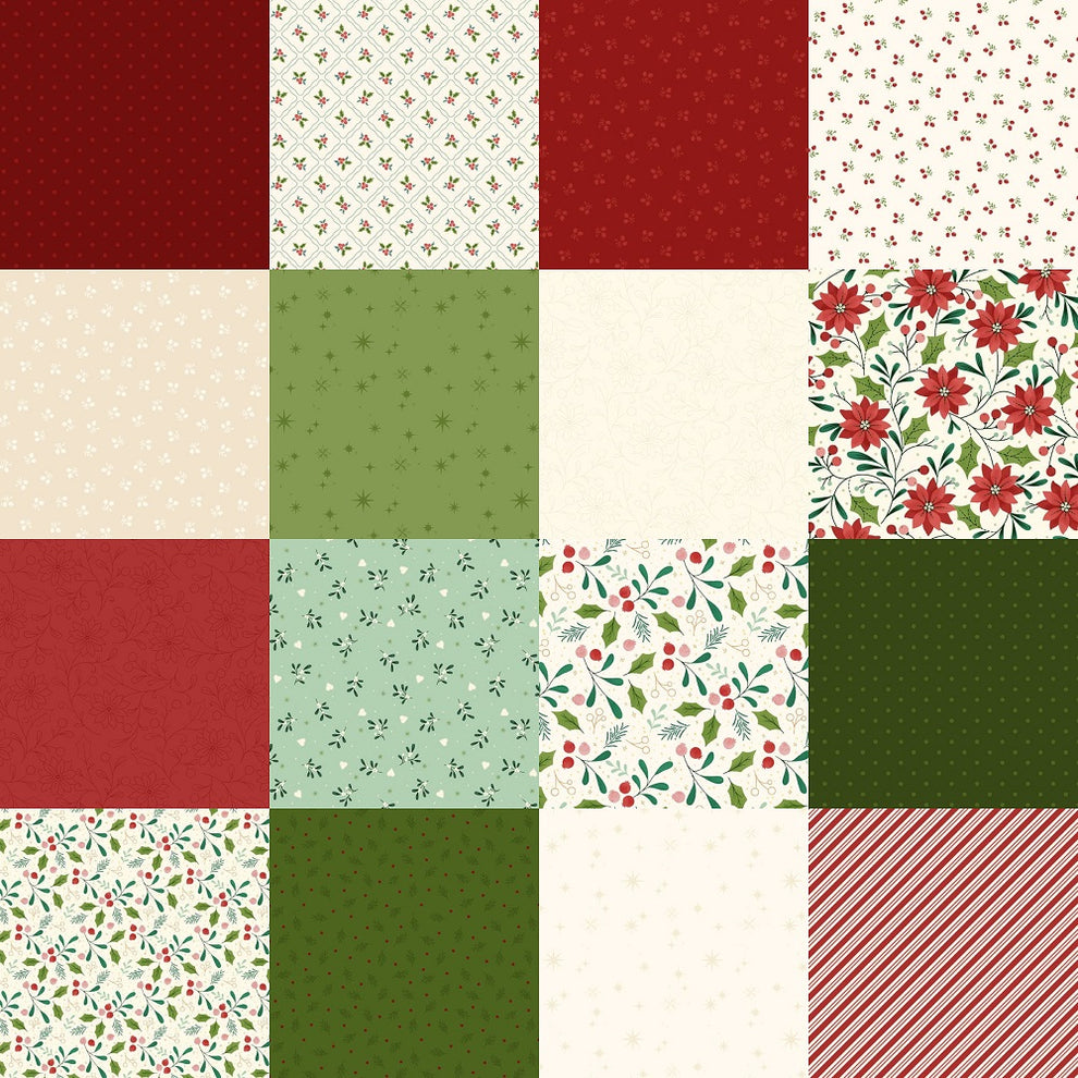 Marcus Fabrics - Make It Merry By Lamb Farms Designs - 40 2.5" Strips ...