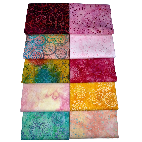 Robert Kaufman Artisan Batik "Moodscapes" Half-yard Bundle - 10 Fabric – JellyRollFabric.net