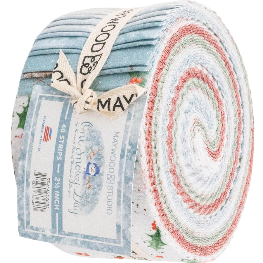 Maywood Studio - One Snowy Day - 40 Strips – JellyRollFabric.net