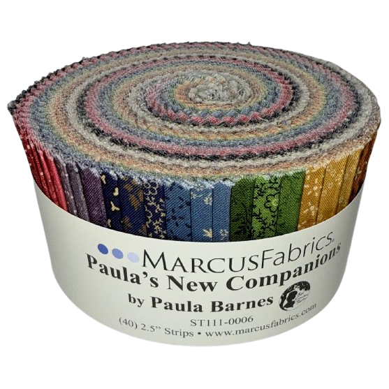 Marcus Fabrics - Paula's New Companions By Paula Barnes Roll - 40 2.5 ...