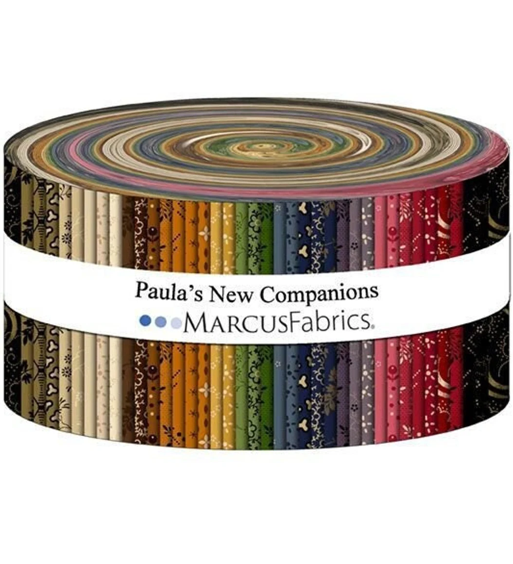 Marcus Fabrics - Paula's New Companions By Paula Barnes Roll - 40 2.5 ...