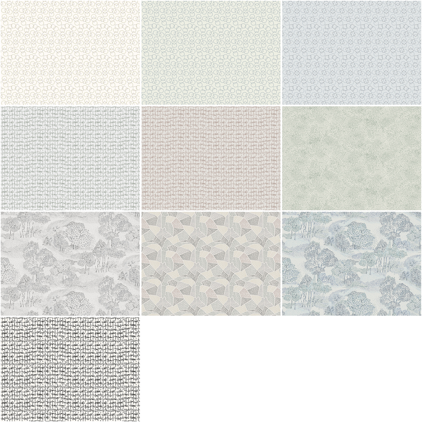 Clothworks "Perspective" Half-yard Bundle - 10 Fabrics, 5 Total Yards ...