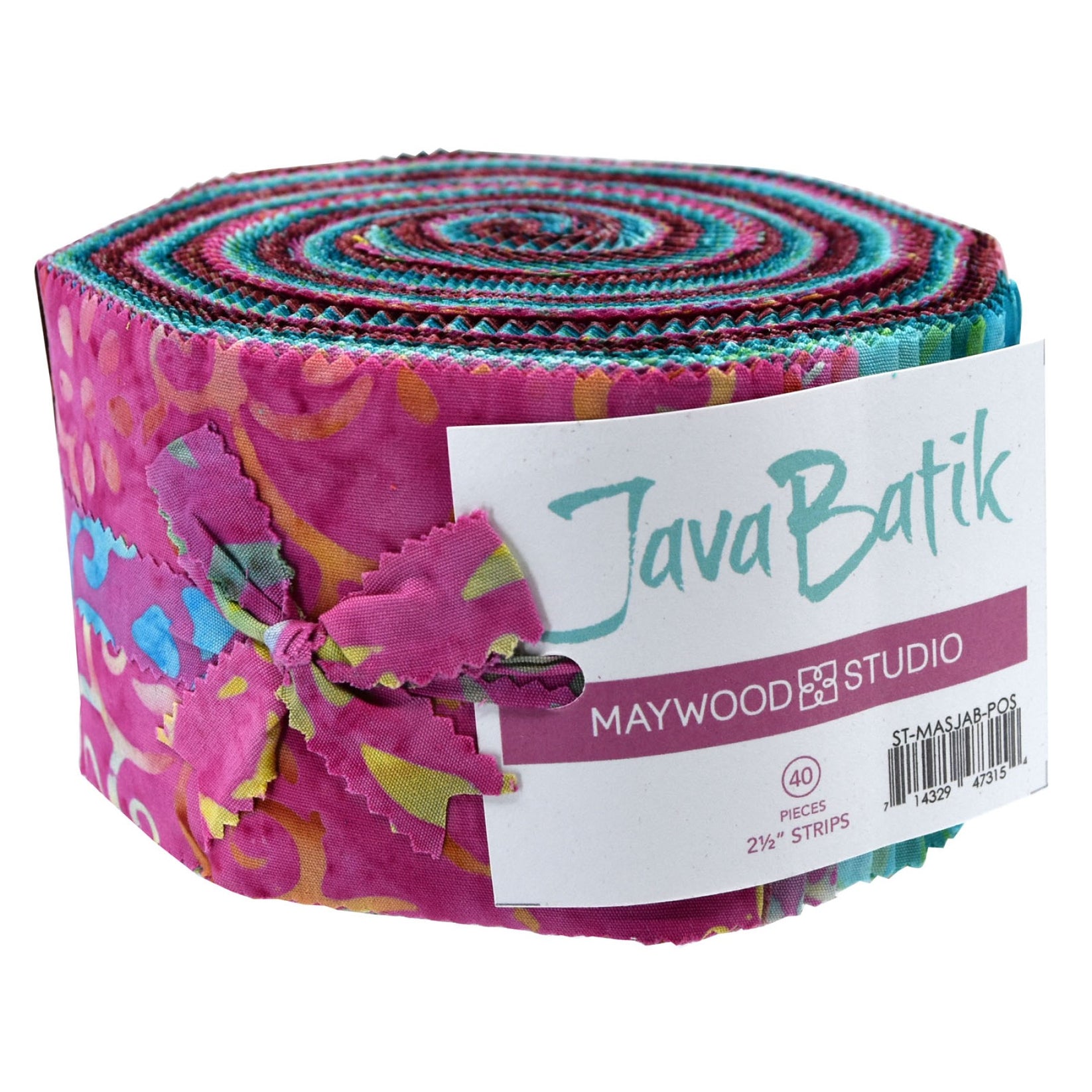 Maywood Studio - Java Batiks - Posie - 40 Strips – JellyRollFabric.net