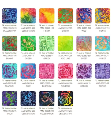 All Batiks – JellyRollFabric.net